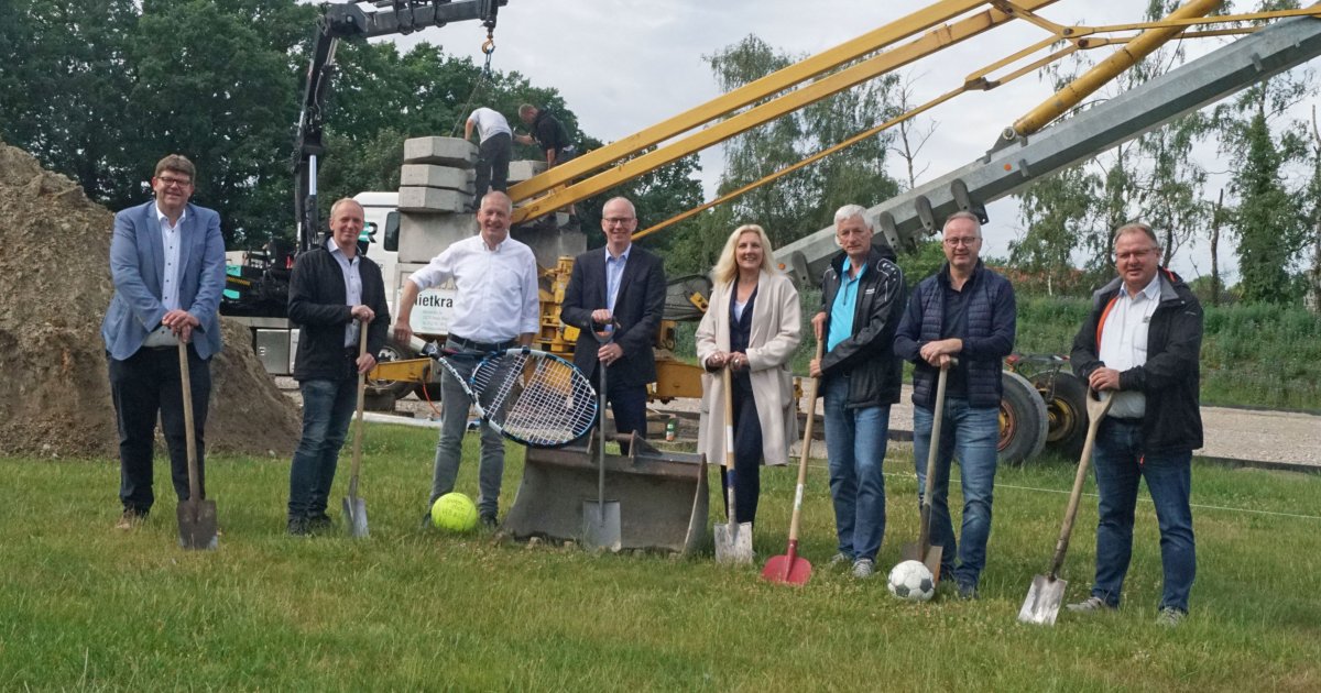 Große Freude beim Spatenstich in Lette | Stadt Oelde