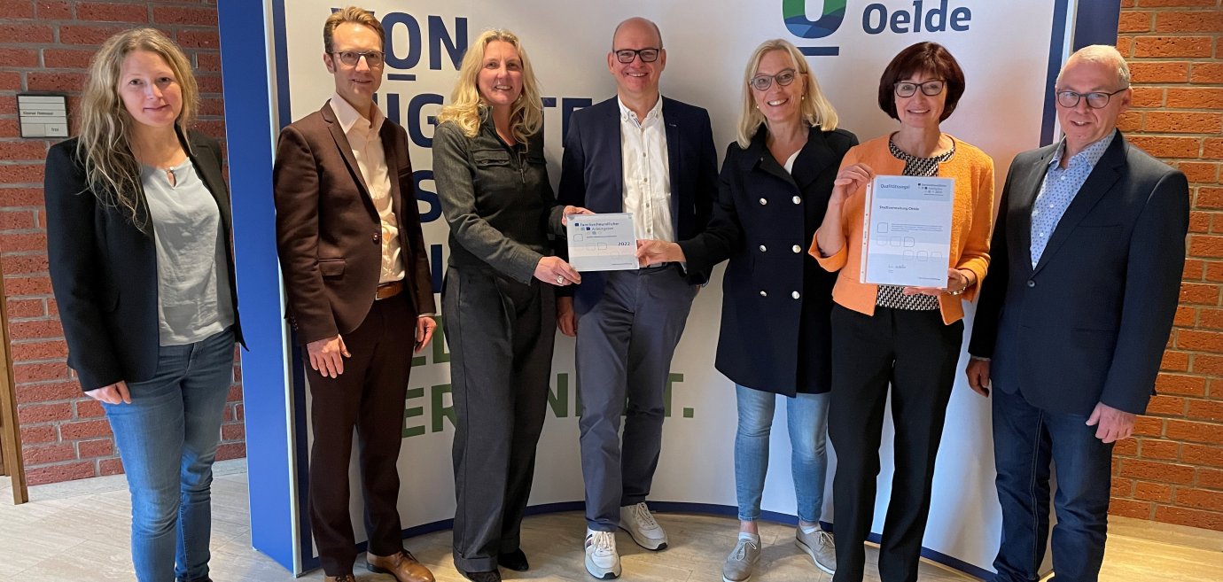 Stadt Oelde ist „Familienfreundliche Arbeitgeberin“ | Stadt Oelde