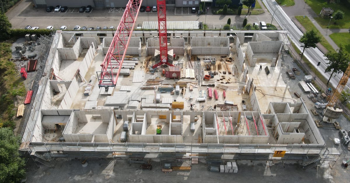 Baufortschritt an der Multifunktionshalle | Stadt Oelde